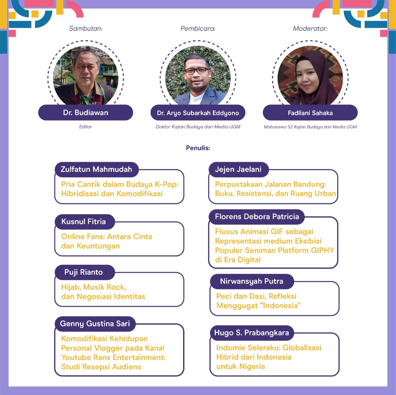 Peluncuran Buku “Dari K-Pop Hingga Mi Instan” (8 Maret 2022) – KAJIAN ...